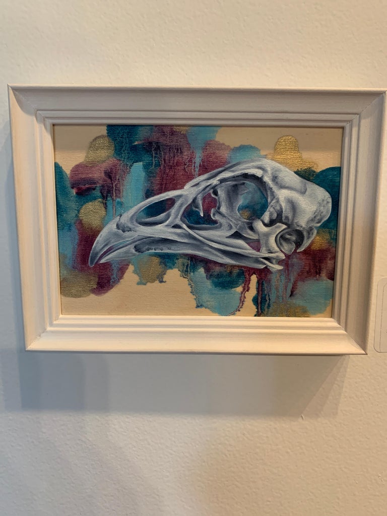 Holli Michener - Chicken Skull Study For Sale at 1stDibs