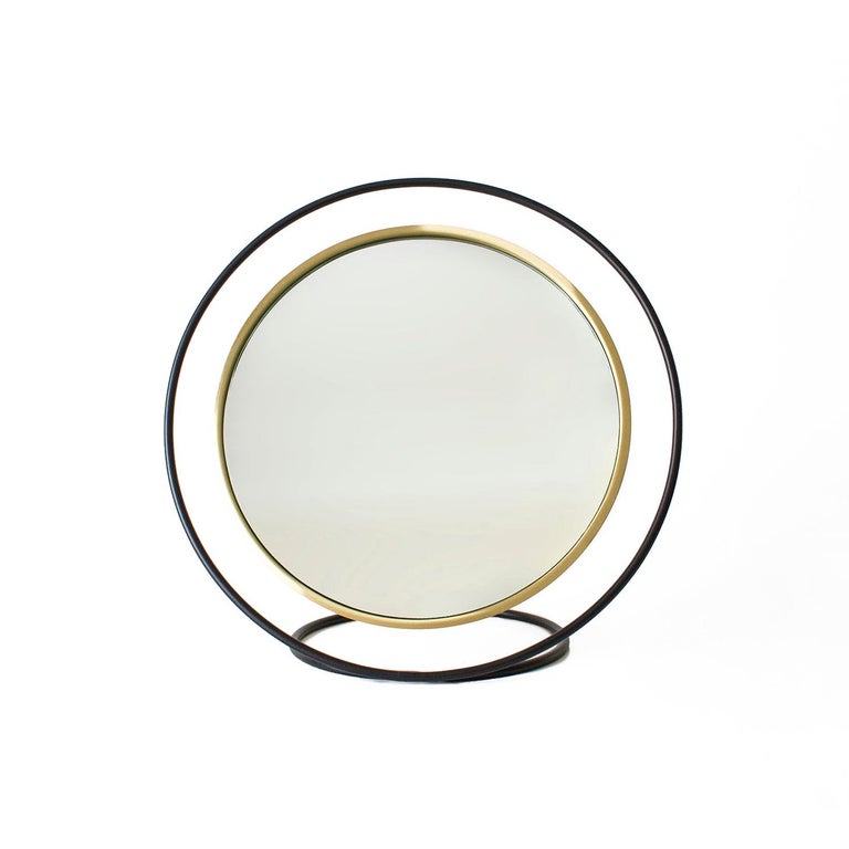 Hollow Mirror, Big, Brass For Sale at 1stDibs