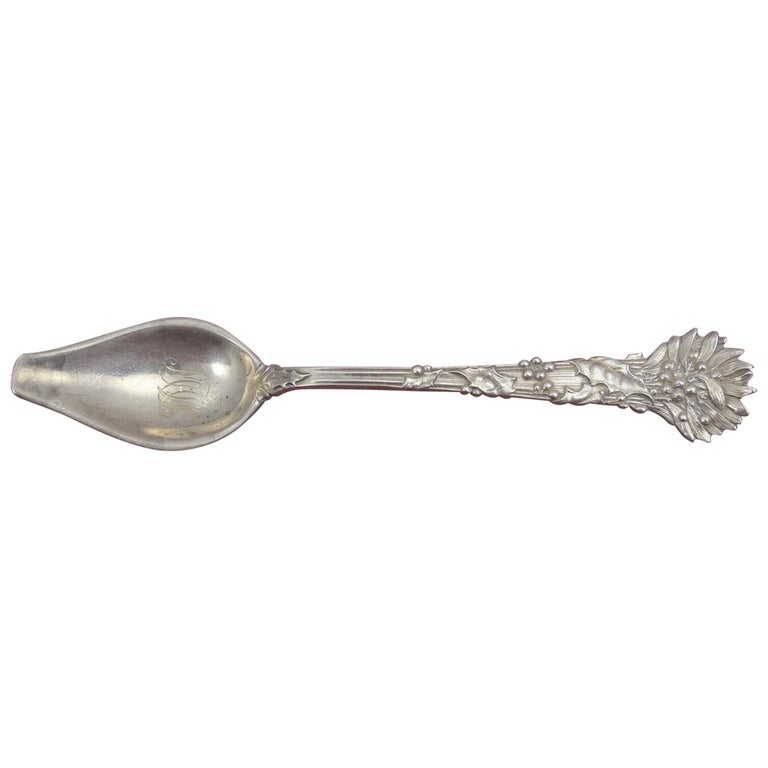 Holly by Tiffany and Co Sterling Silver Melon Spoon Blunt Nose Antique ...