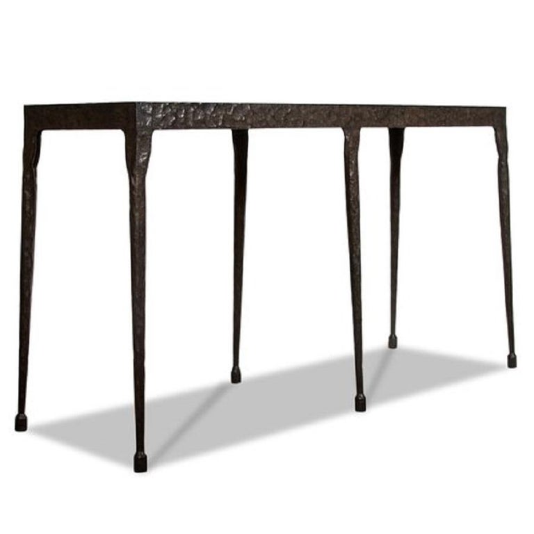 Holly Hunt Bronze Console Table For Sale at 1stDibs
