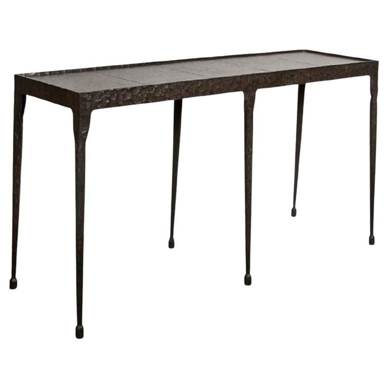 Holly Hunt Bronze Console Table For Sale at 1stDibs