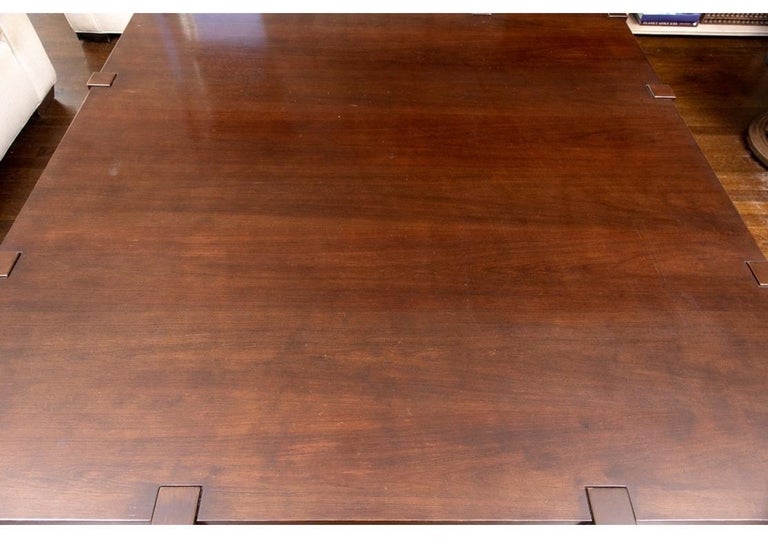 Holly Hunt Large Square Custom Geometric Form Cocktail Table For Sale ...