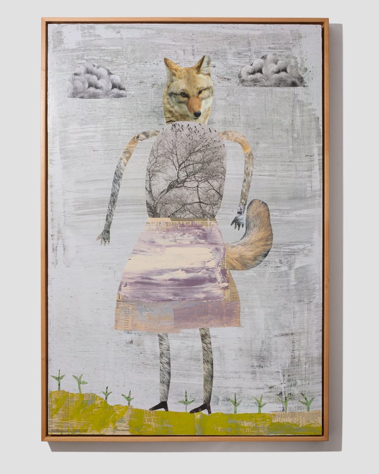 Holly Roberts - Coyote Mother (with Rain and Clouds) For Sale at 1stDibs