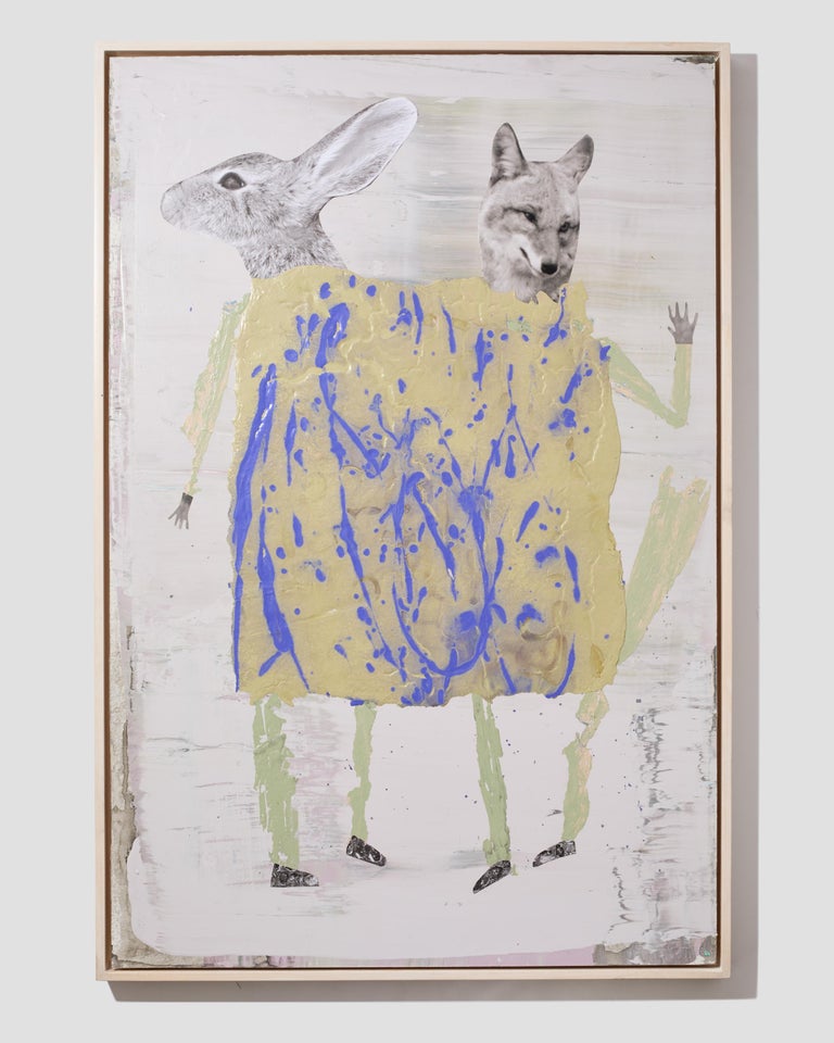 Holly Roberts - Coyote avec lapin en vente sur 1stDibs