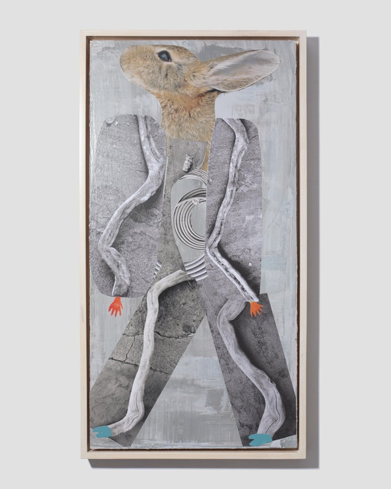Holly Roberts - Rabbit Running (with Blue Feet) For Sale at 1stDibs