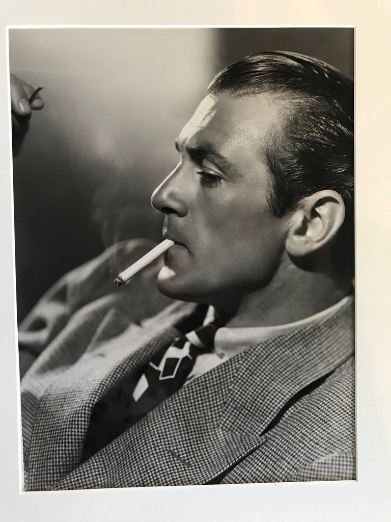 Hollywood Glamour Portrait Photograph of Gary Cooper by Clarence ...