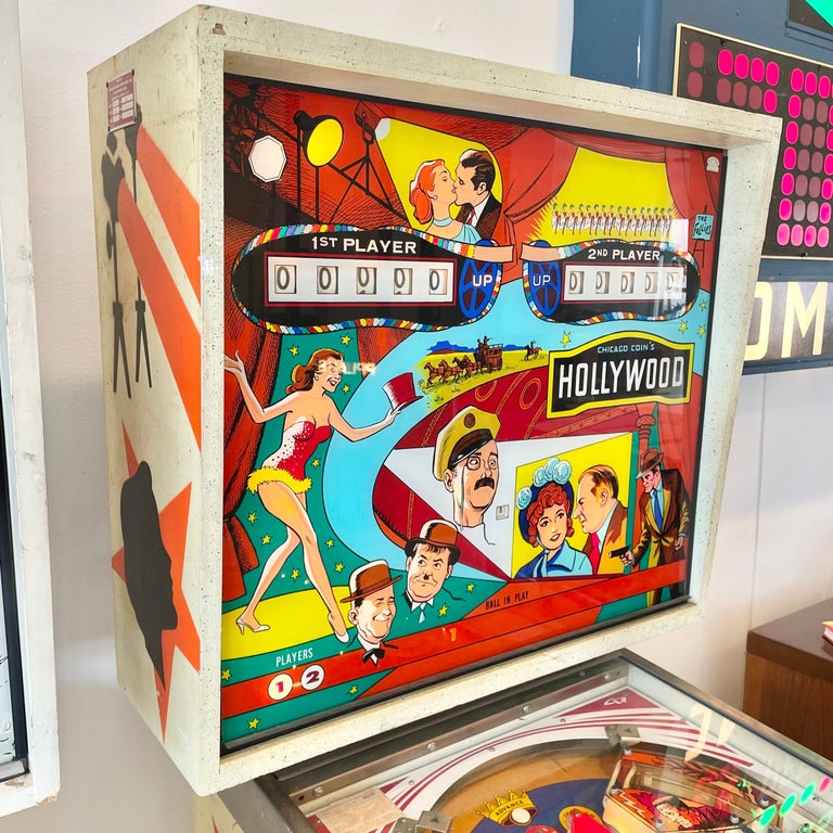 Hollywood Pinball Arcade Game, 1976 USA For Sale at 1stDibs