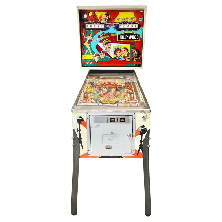 Hollywood Pinball Arcade Game, 1976 USA For Sale at 1stDibs