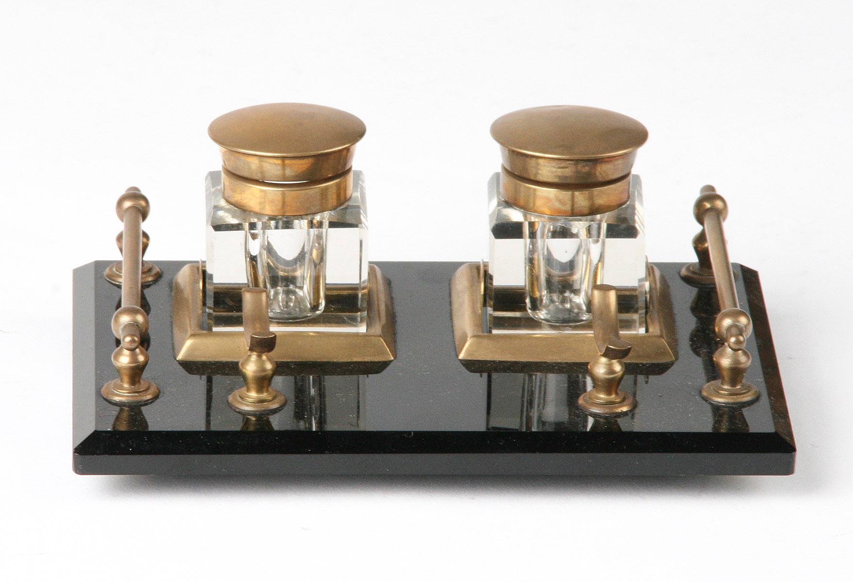 Hollywood Regency Style Ink Set, Early 20th Century at 1stDibs