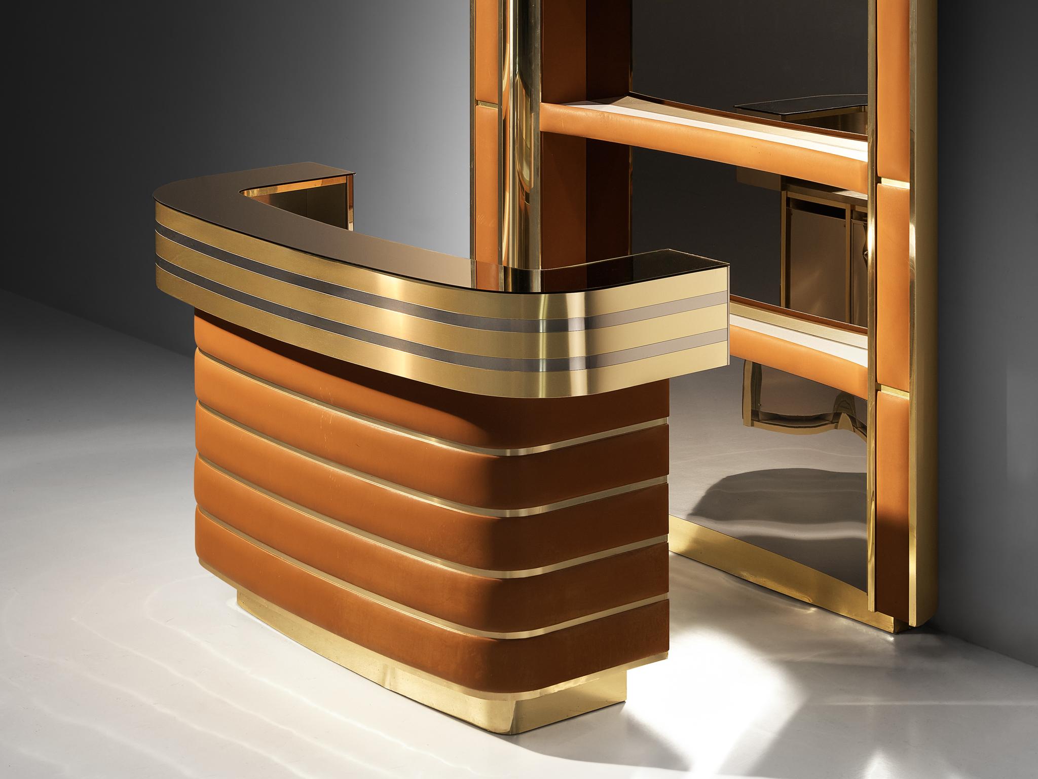 Hollywood Regency Bar Cabinet in the Style of Willy Rizzo For Sale at ...