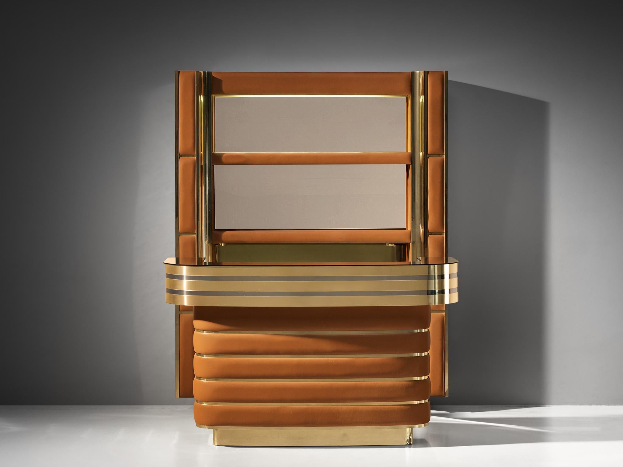 Hollywood Regency Bar Cabinet in the Style of Willy Rizzo For Sale at ...