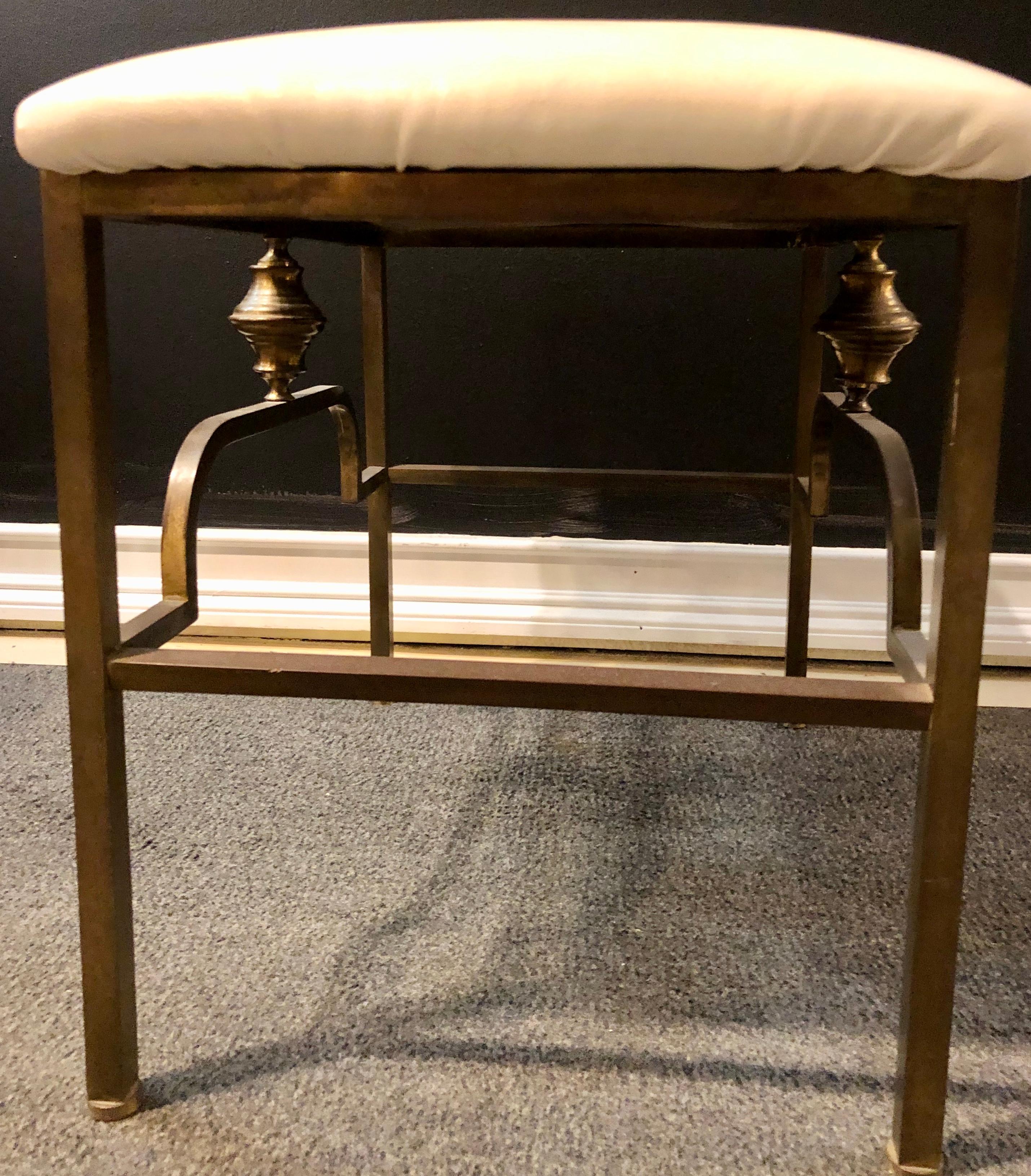 Hollywood Regency Jansen Style Bronze Foot Stool / Bench at 1stDibs ...
