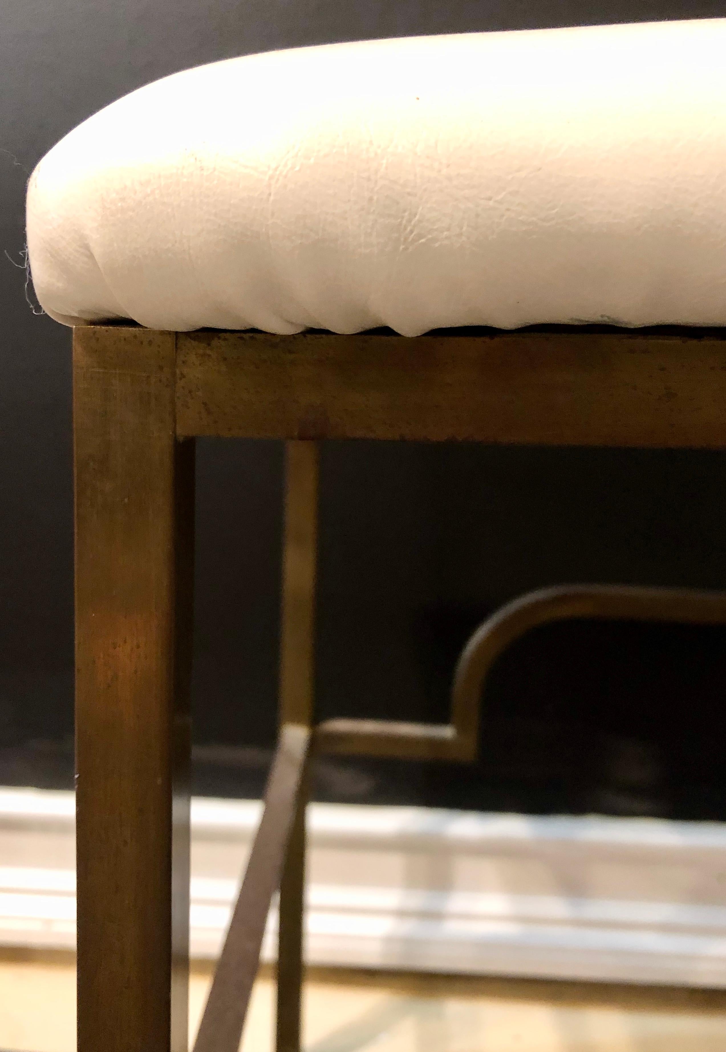 Hollywood Regency Jansen Style Bronze Foot Stool / Bench at 1stDibs ...