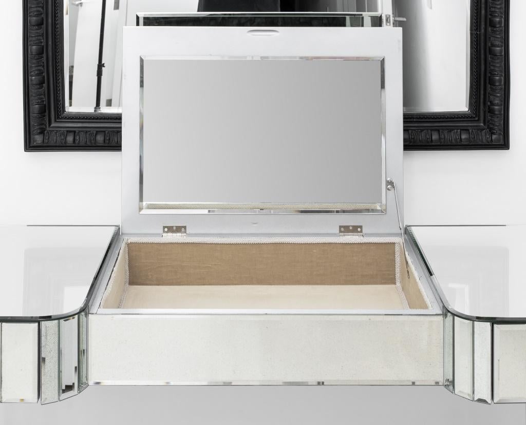 Hollywood Regency Mirror Dressing Table at 1stDibs