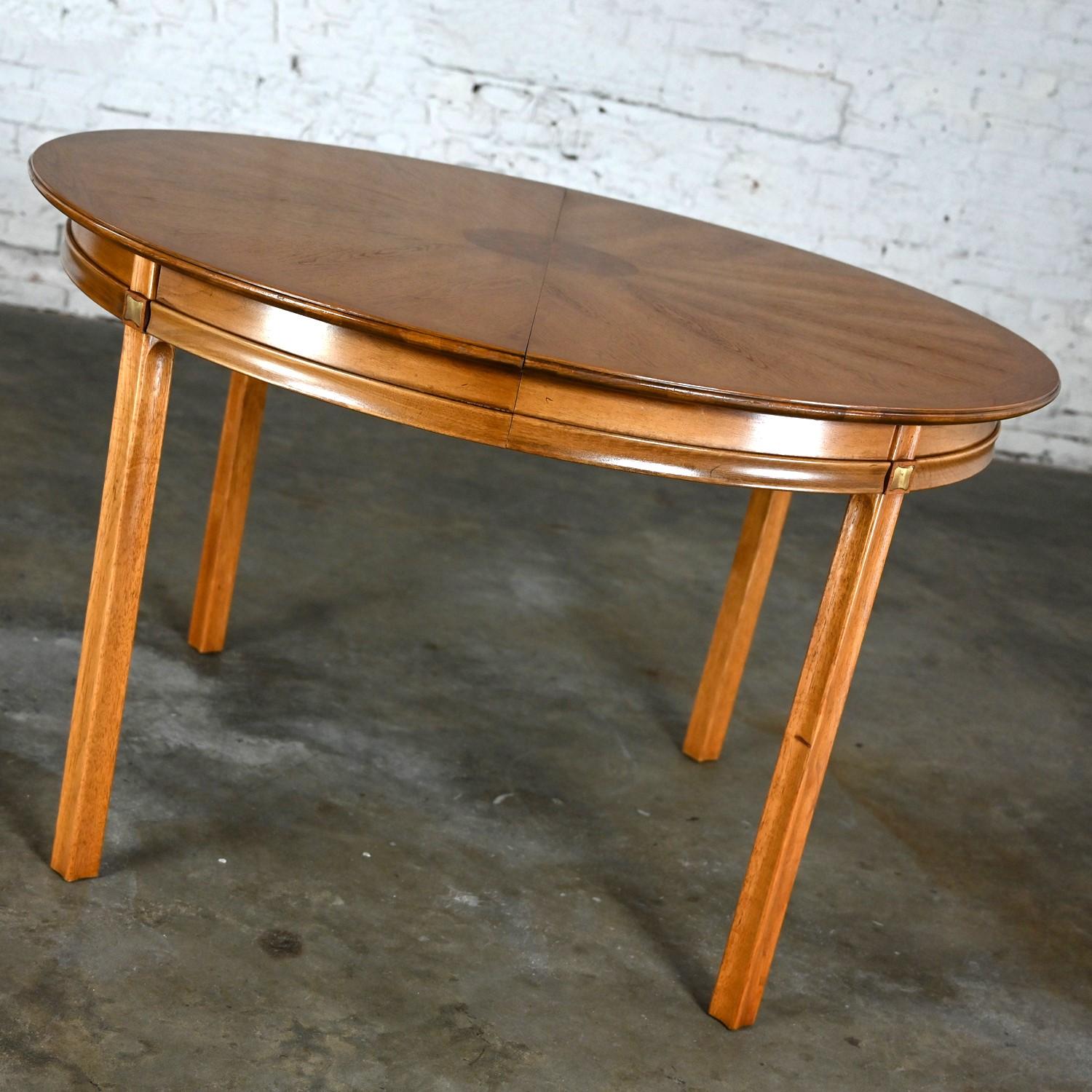 Hollywood Regency Round Extension Dining Table Thomasville Tamerlane ...