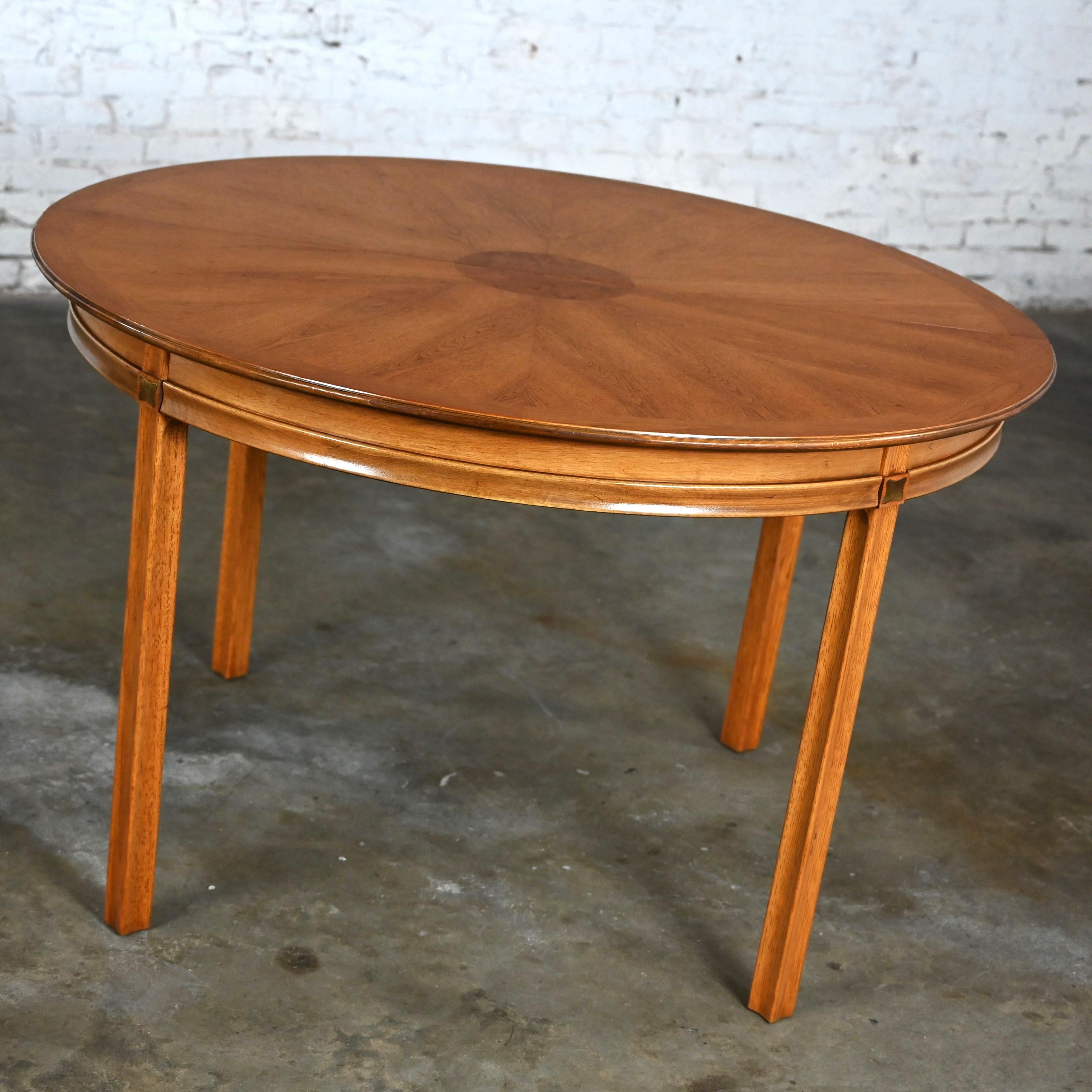 Hollywood Regency Round Extension Dining Table Thomasville Tamerlane ...