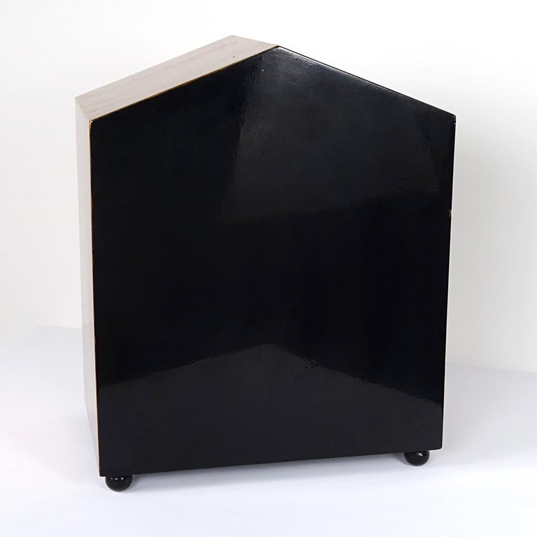Hollywood Regency Small Chest of Drawers Made of Gold Lacquered Wood ...