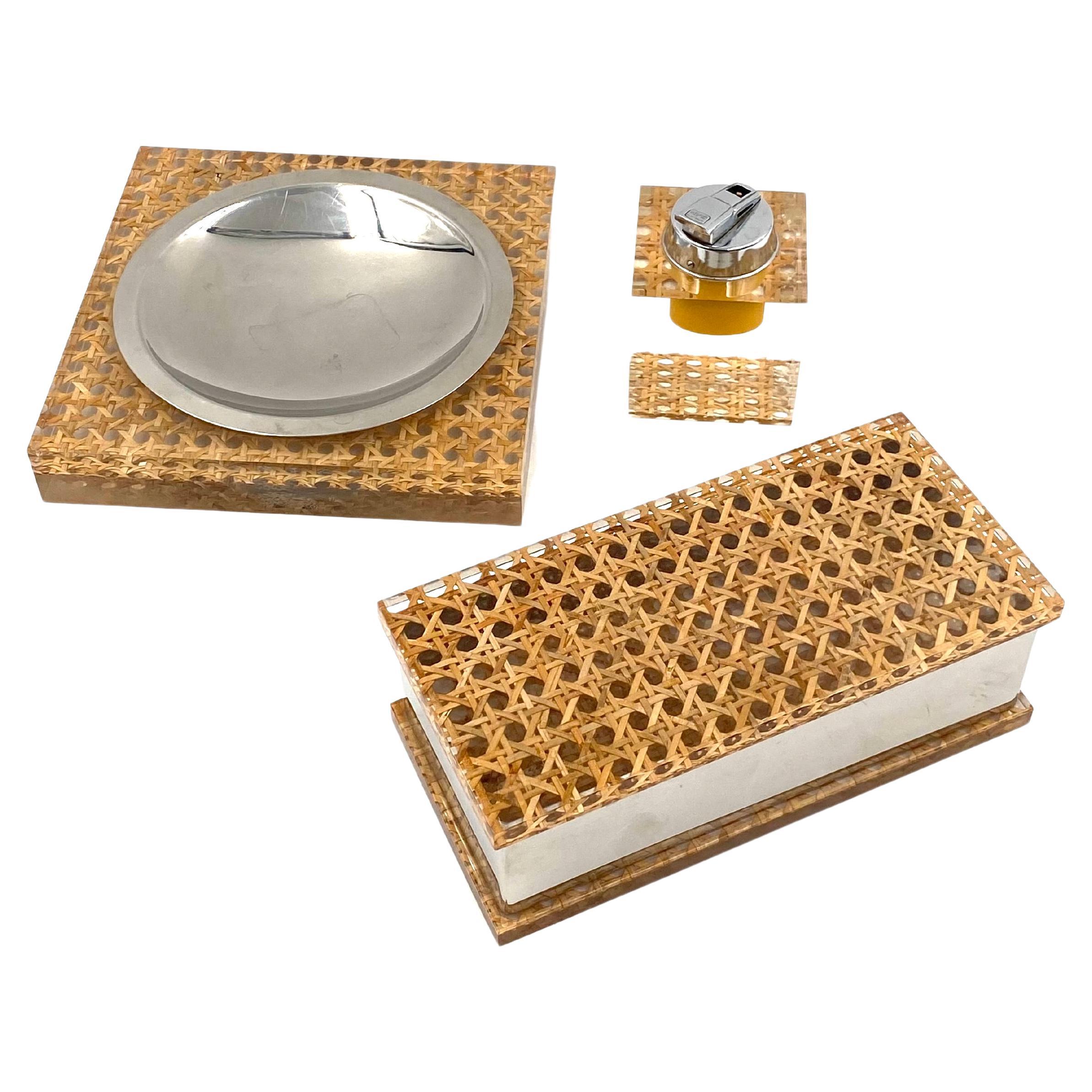 Hollywood regency tuxedo set, lucite and Vienna stray, Italy 1970s For ...