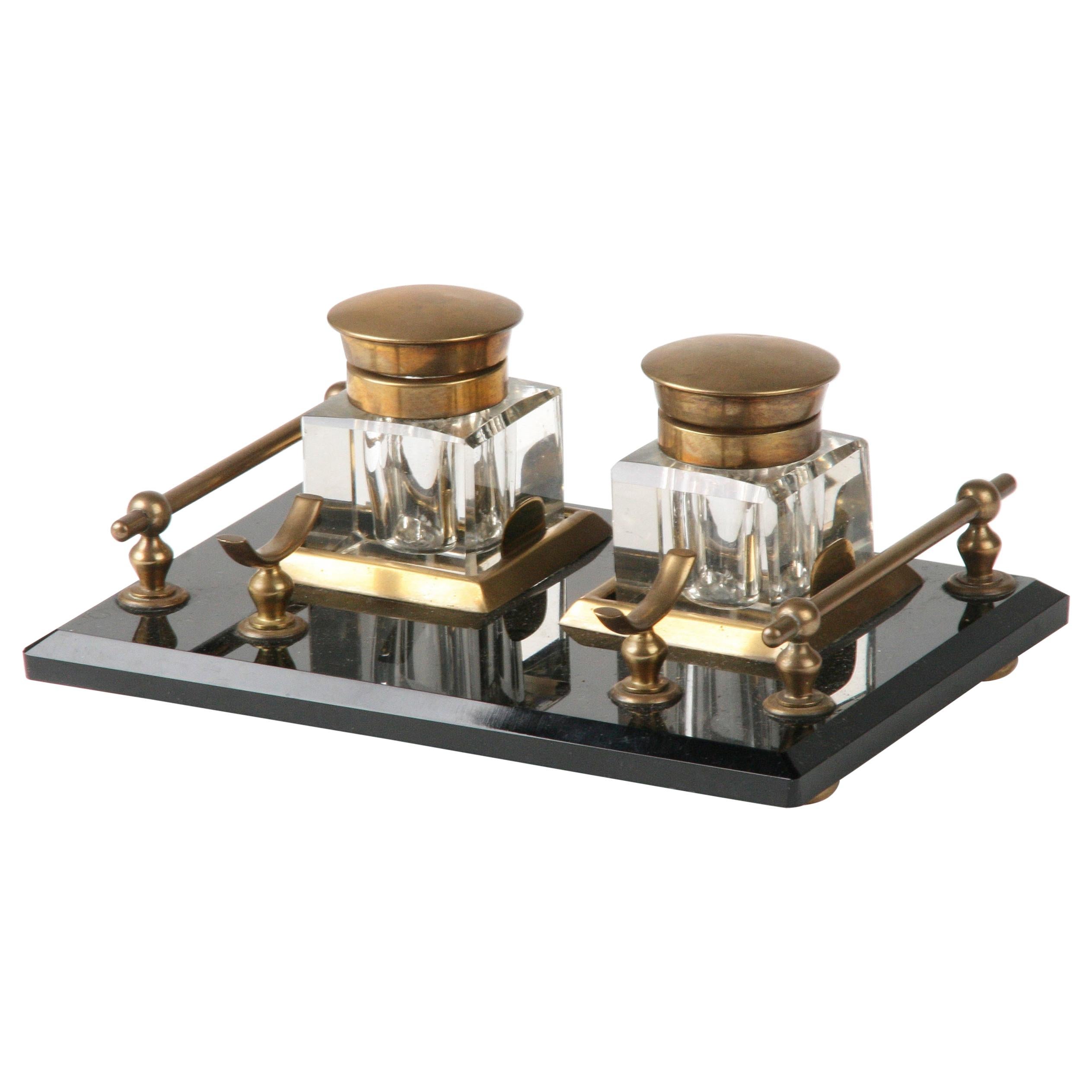 Hollywood Regency Style Ink Set, Early 20th Century at 1stDibs