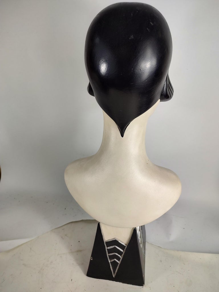 Hollywood Regency Style Mannequin Head of a Art Deco Styled Woman For ...