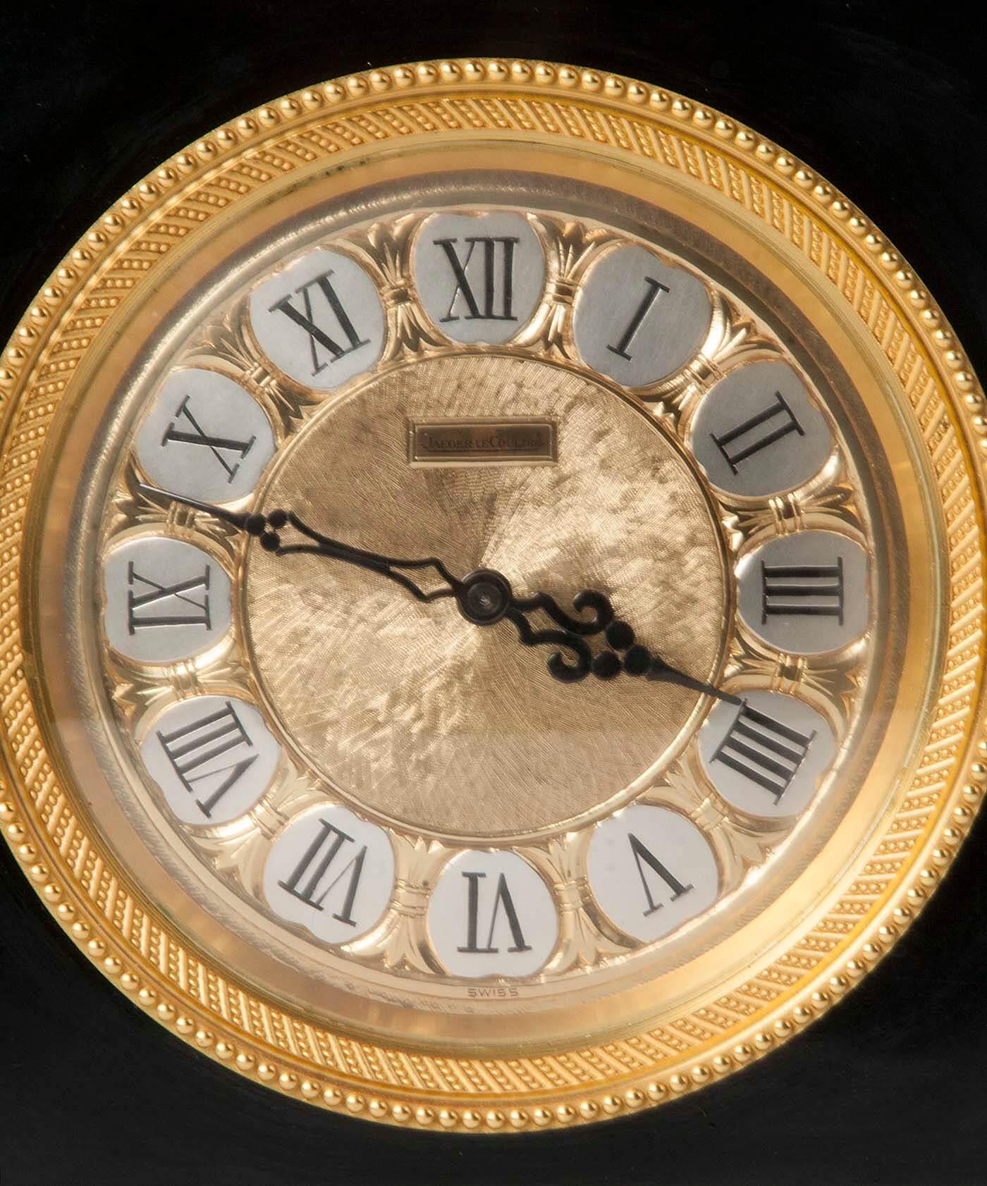 Hollywood Regency Style Mantel Clock by Jaeger LeCoultre at 1stDibs