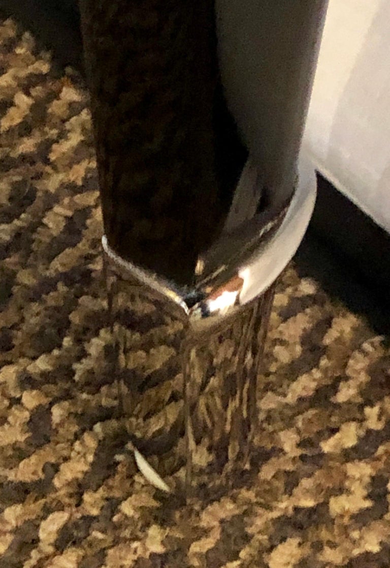 Hollywood Regency Style Ralph Lauren One Fifth Paris Ebony Chrome and ...