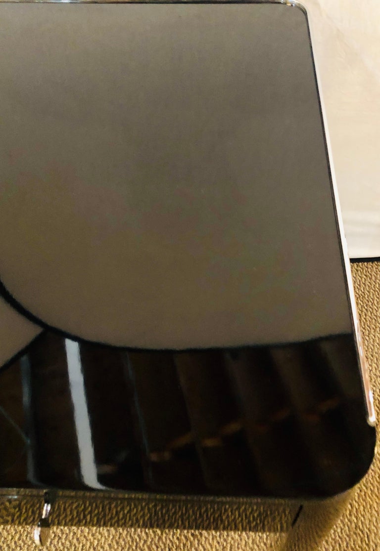 Hollywood Regency Style Ralph Lauren One Fifth Paris Ebony Chrome and ...