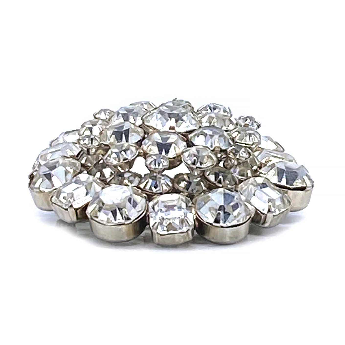 Hollywood Regency Style Rhinestone Brooch Perfect for Weddings For Sale ...