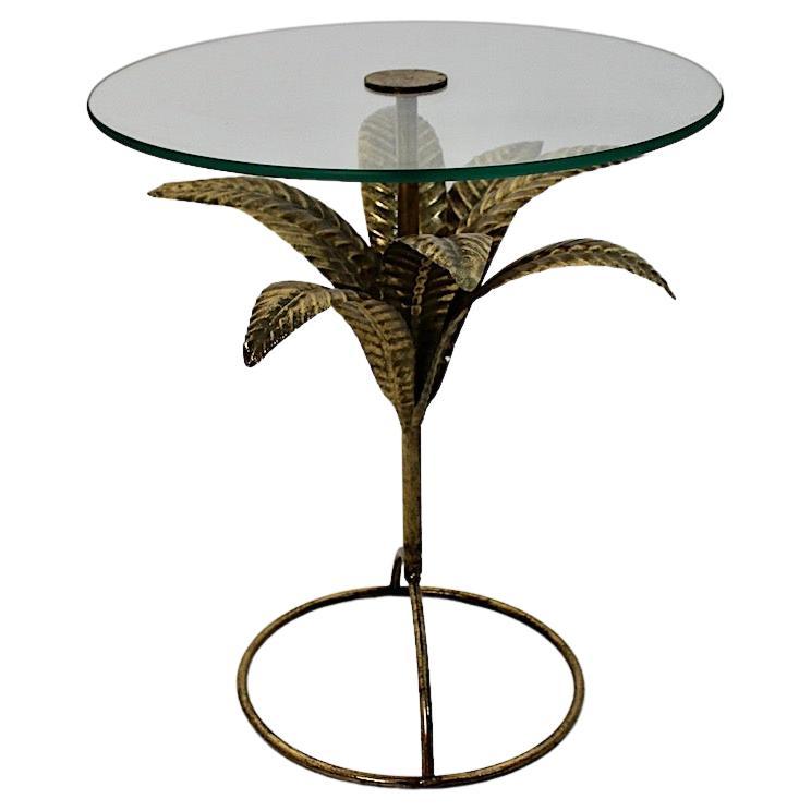 Hollywood Regency Style Gold Vintage Coco Chanel Style Coffee Table ...