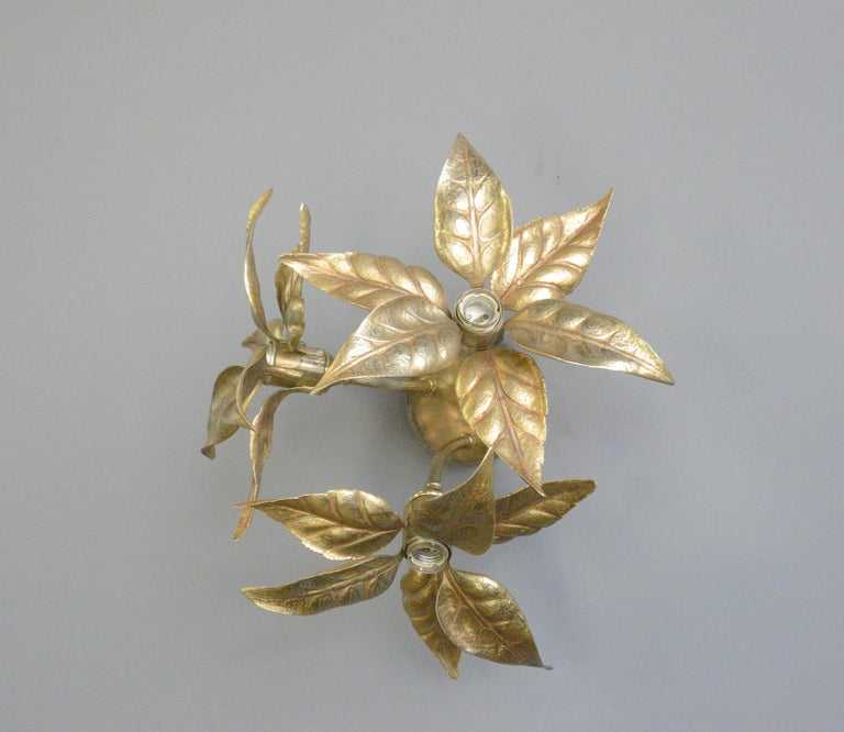 Hollywood Regency Wall Light by Massive, Circa 1970s For Sale at 1stDibs