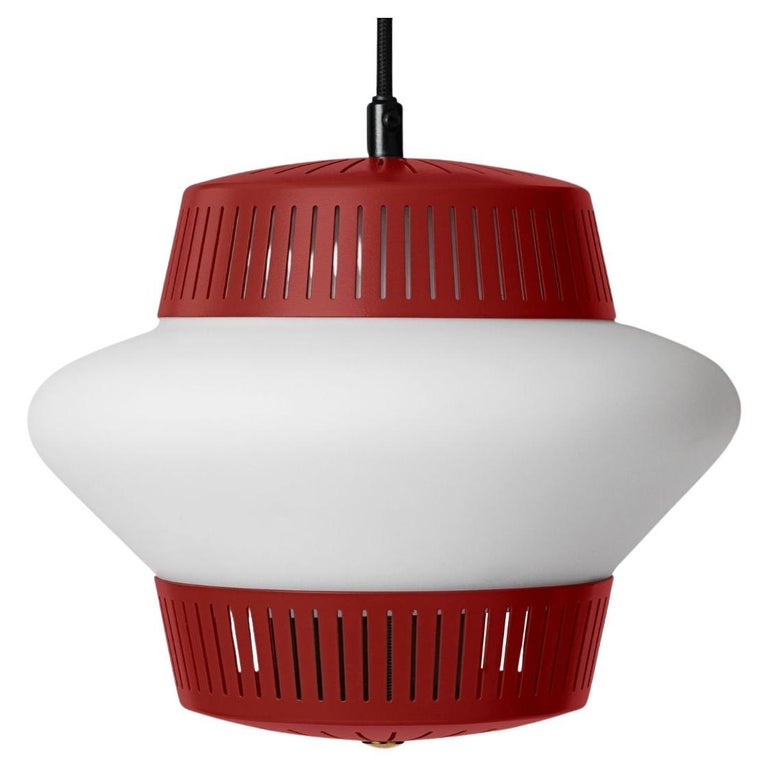 Holm-Sørensen Rusty 'Opal Shade' Pendant in Opal Glass and Metal for ...