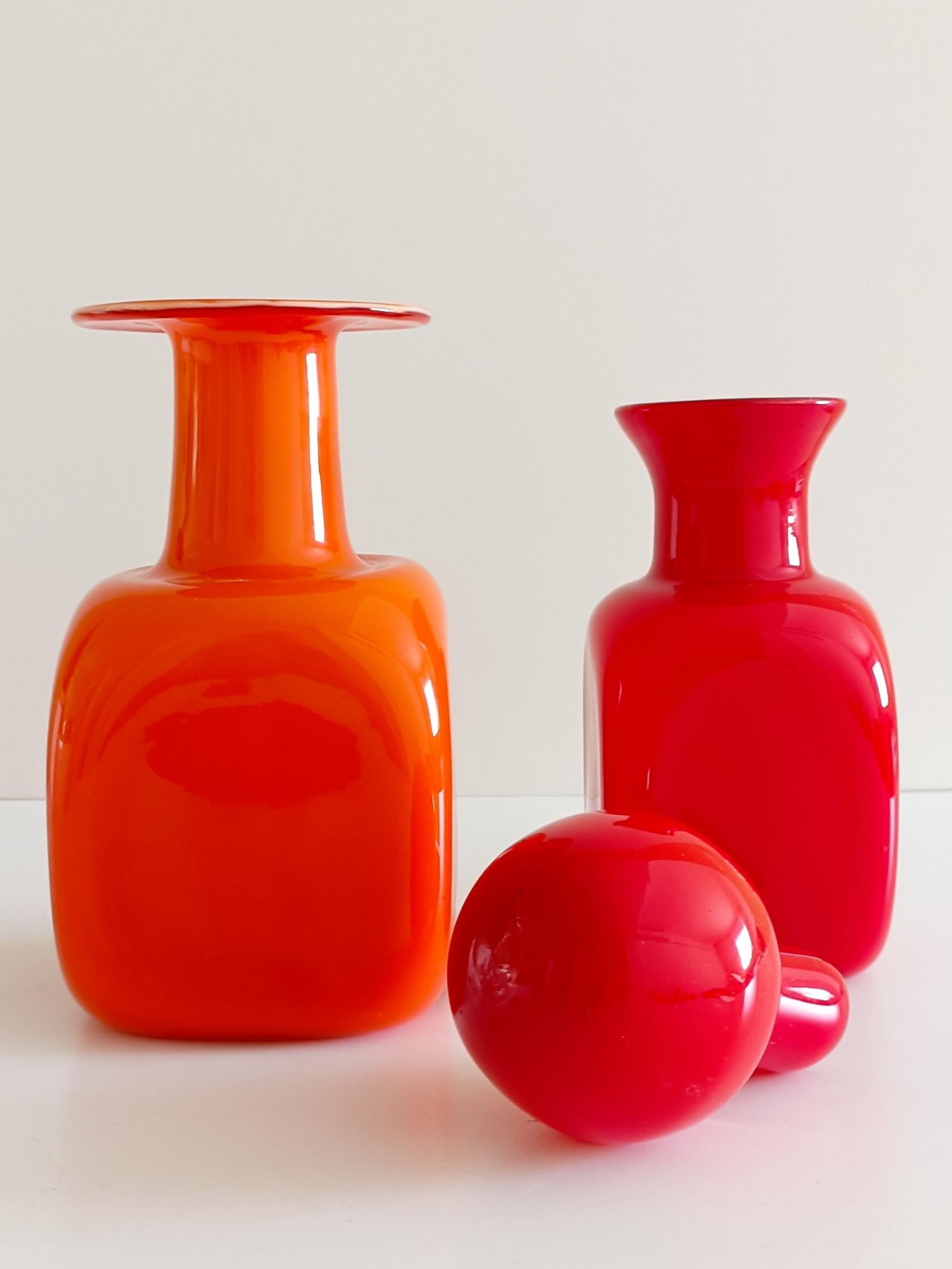 Holmegaard by Per Lutken Hand-Blown Vintage Scandinavian Art Glass ...