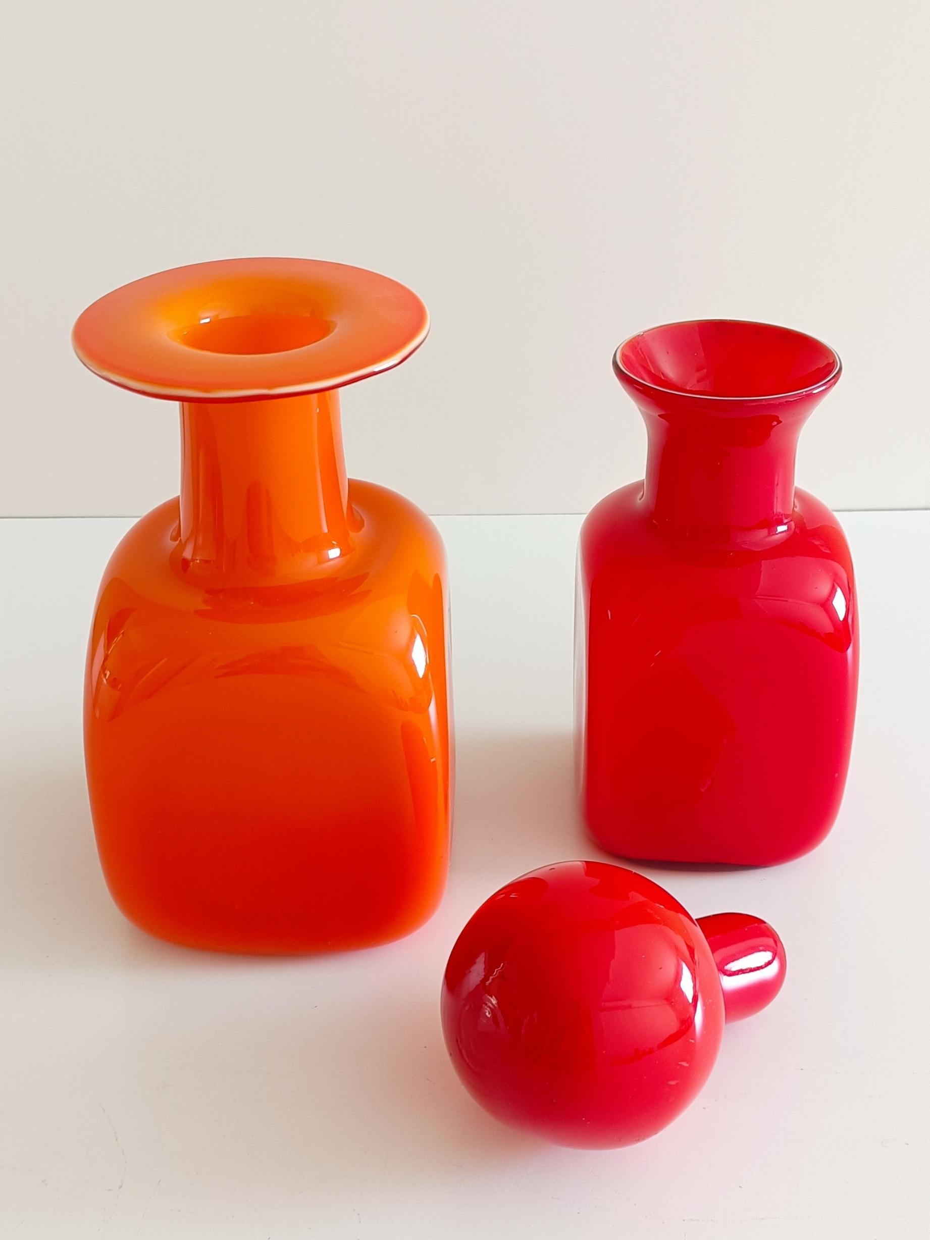 Holmegaard by Per Lutken Hand-Blown Vintage Scandinavian Art Glass ...