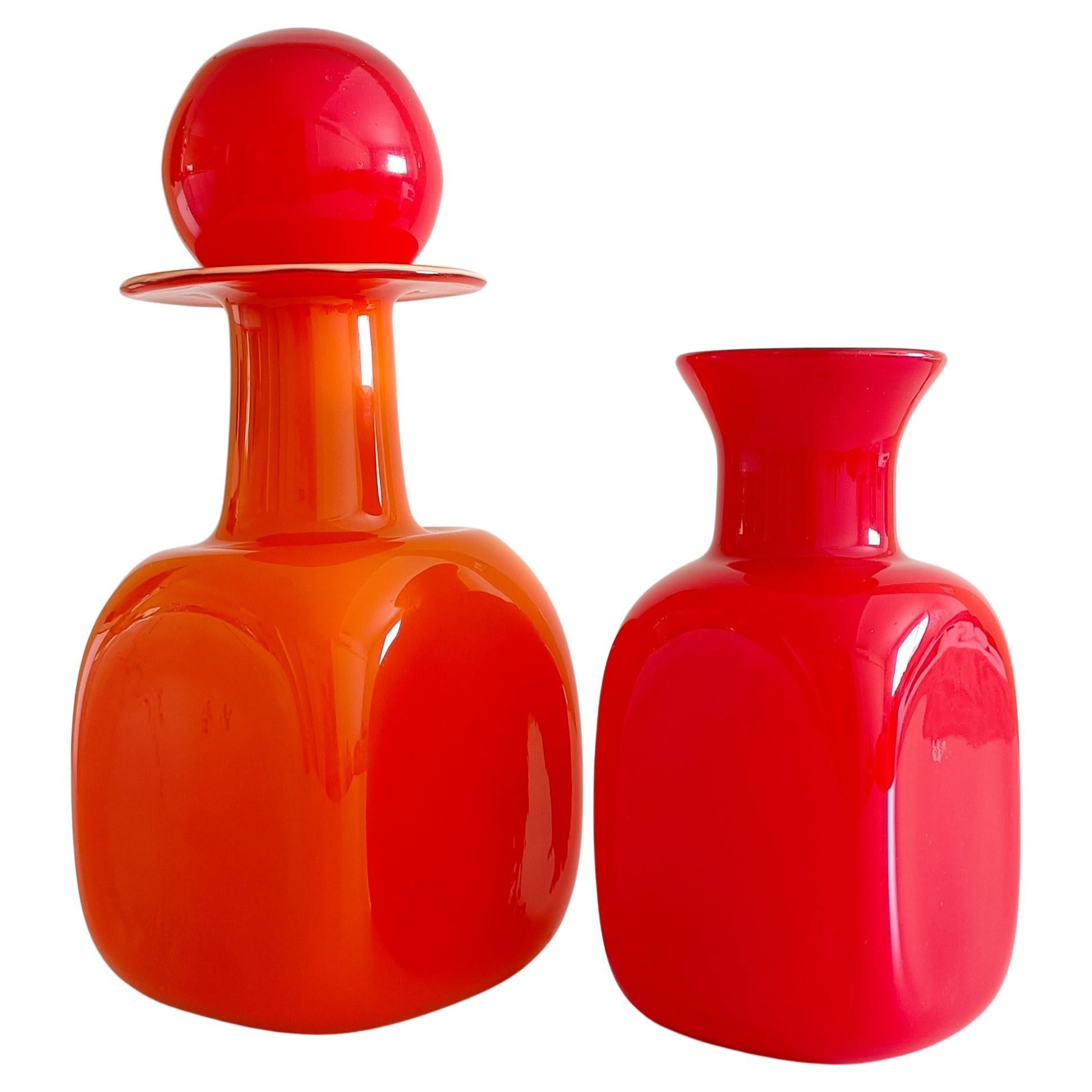 Scandinavian Mid Century Alsterfors by Per Olof Ström Set of Candle ...