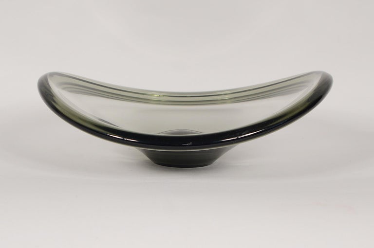 Holmegaard Freeform Glass Bowl by Per Lutken For Sale at 1stDibs ...