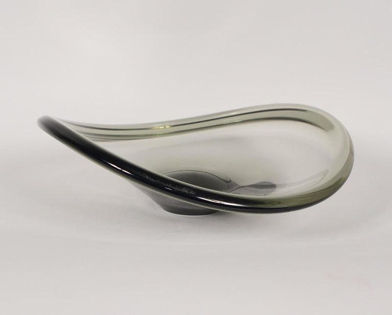 Holmegaard Freeform Glass Bowl by Per Lutken For Sale at 1stDibs ...