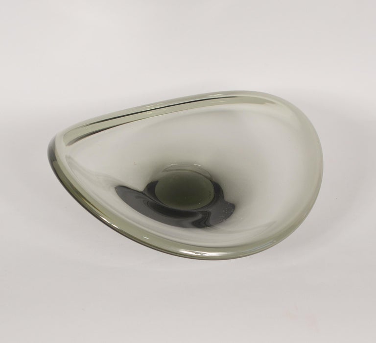 Holmegaard Freeform Glass Bowl by Per Lutken For Sale at 1stDibs ...
