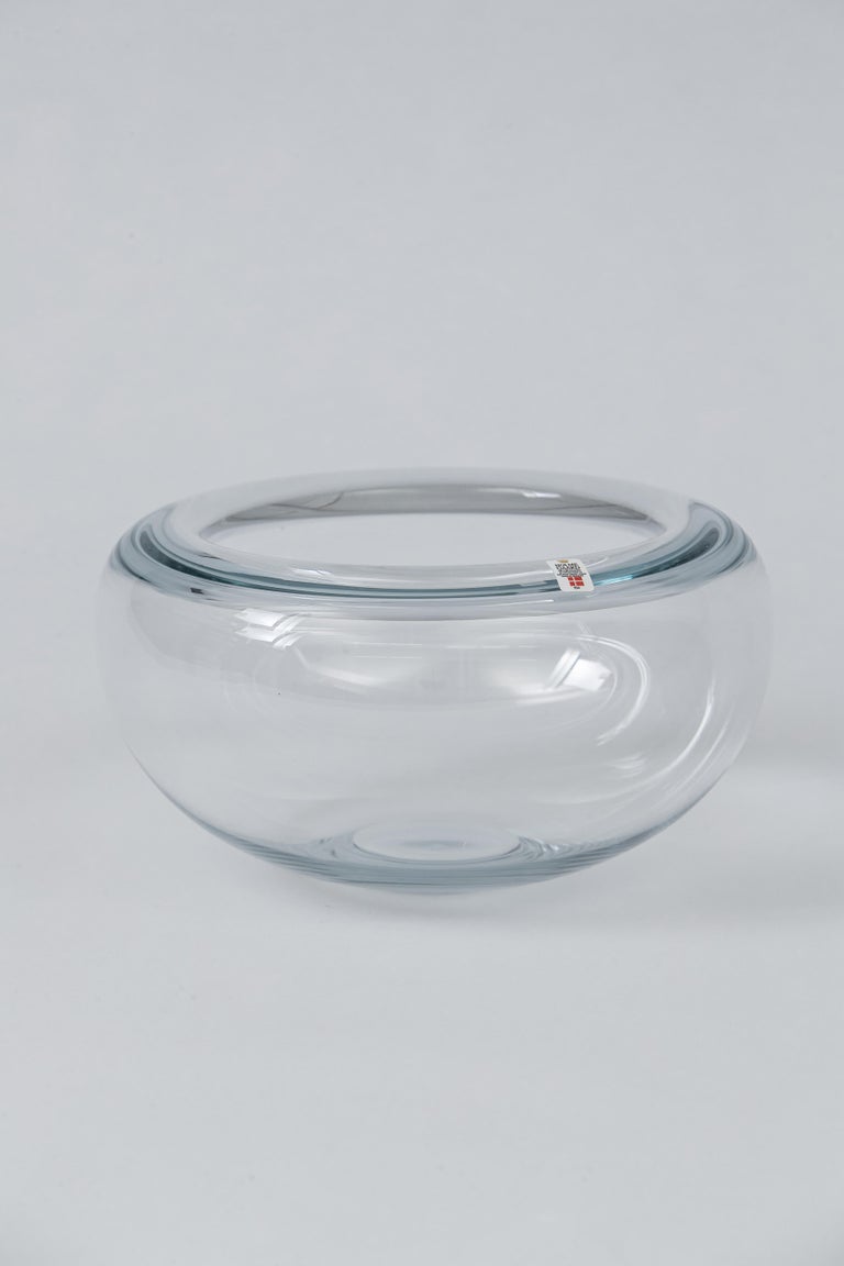 Holmegaard Glass Bowl, Denmark, 1960s at 1stDibs