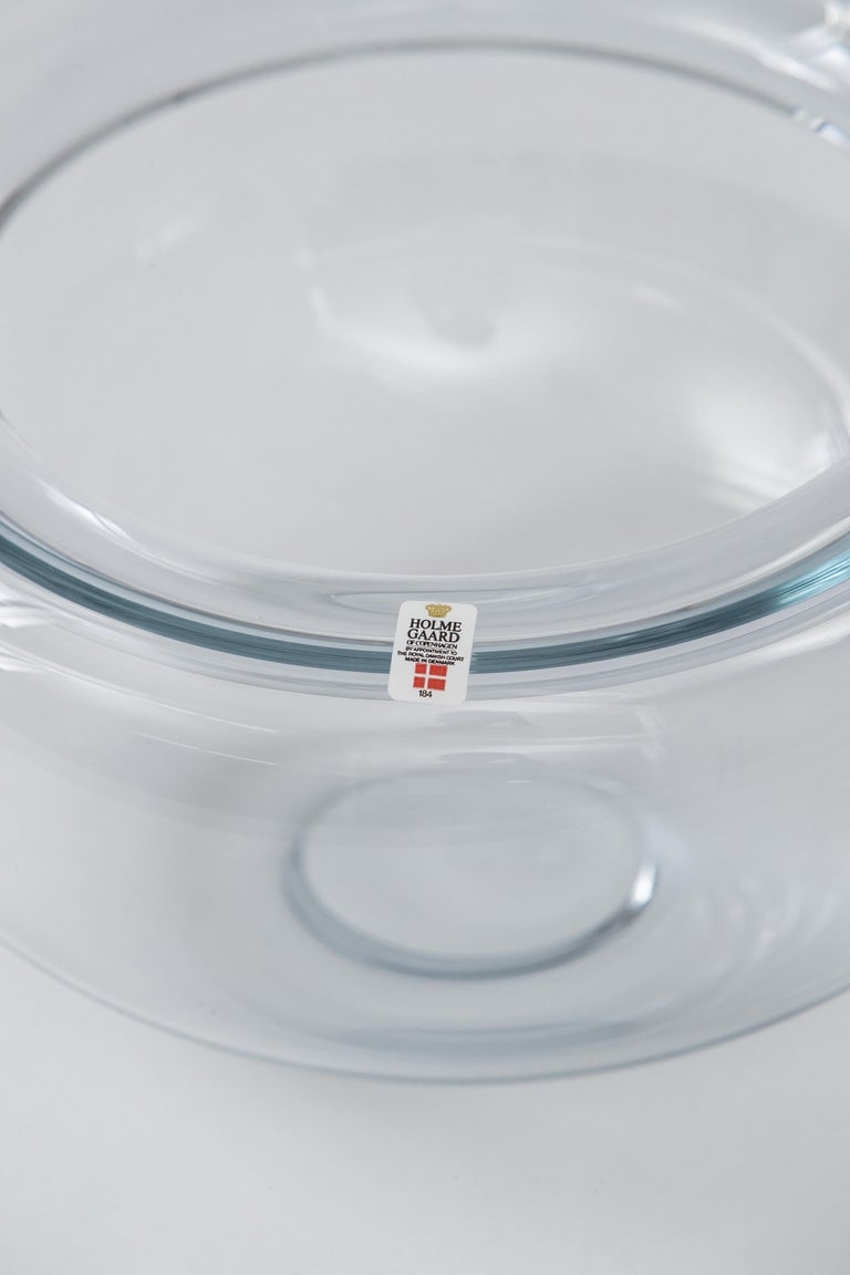 Holmegaard Glass Bowl, Denmark, 1960s at 1stDibs