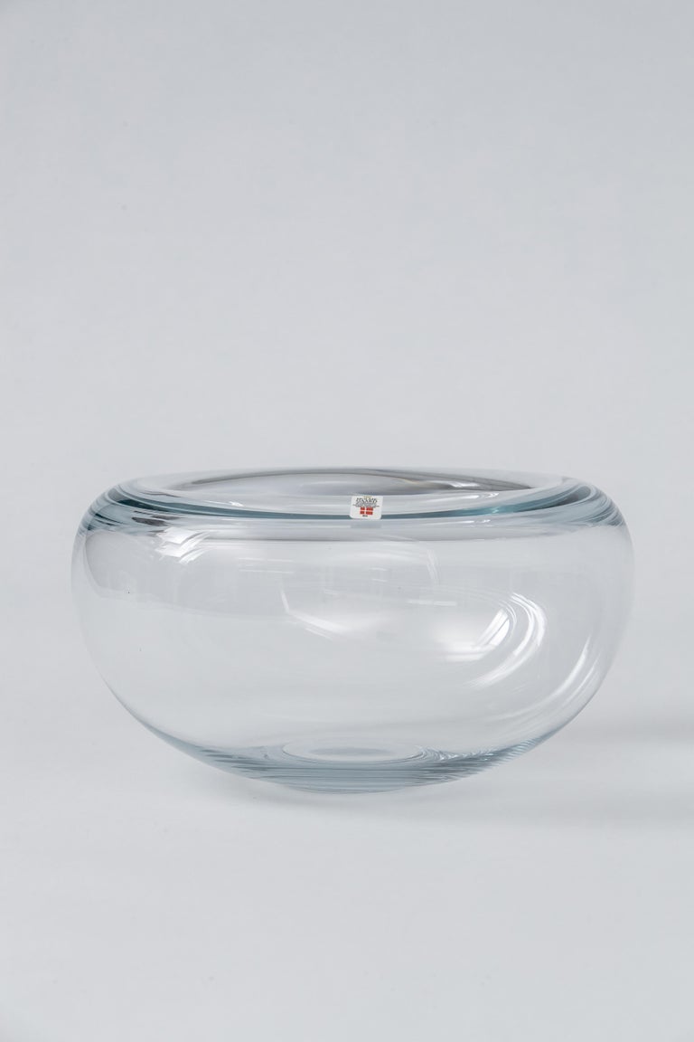Holmegaard Glass Bowl, Denmark, 1960s at 1stDibs