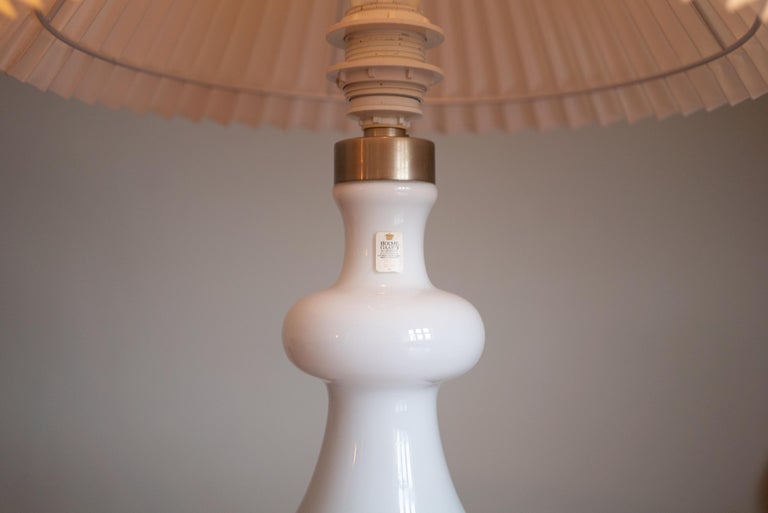 Holmegaard Glass Table Lamp Denmark, 1960's For Sale at 1stDibs