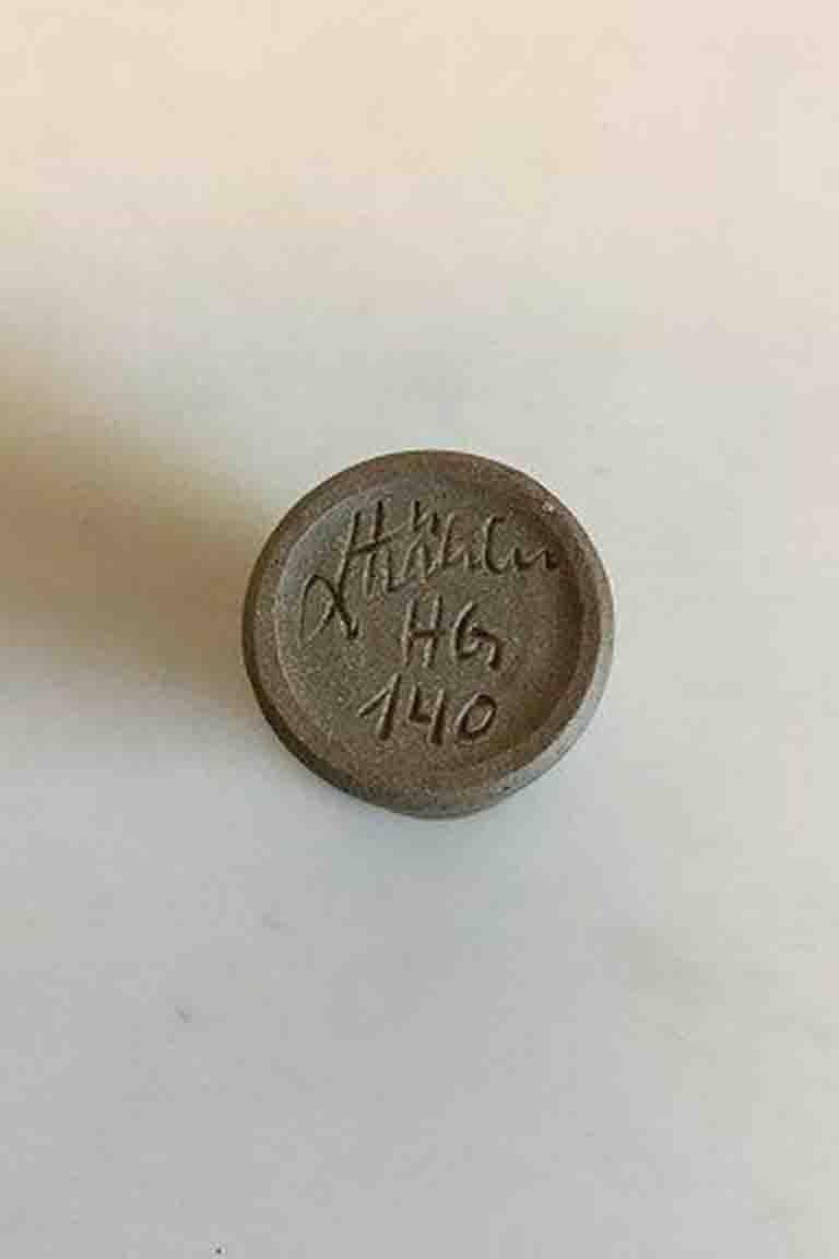 Holmegaard Miniature Stoneware Vase, Signed For Sale at 1stDibs