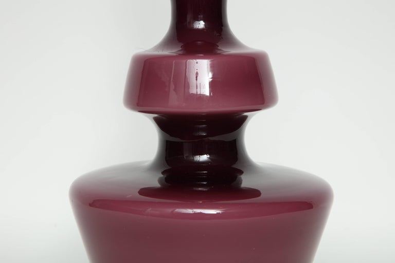 Holmegaard Raspberry Glass Lamps at 1stDibs