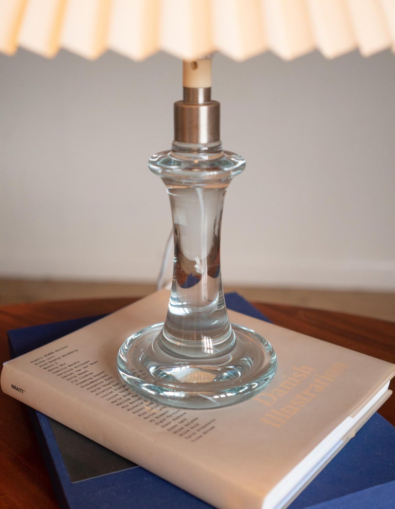 Holmgaard Glass Table Lamp "Claridge" Design Michael Bangs For Sale at ...