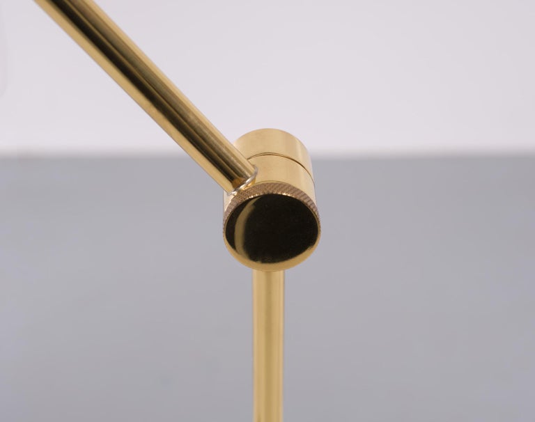 Holtkotter Brass Desk lamp 1970s Germany at 1stDibs