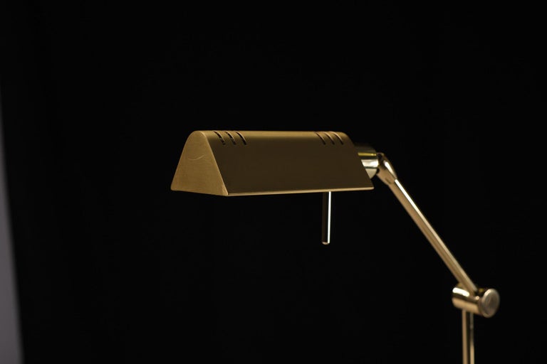 Holtkotter Brass Desk lamp 1970s Germany at 1stDibs