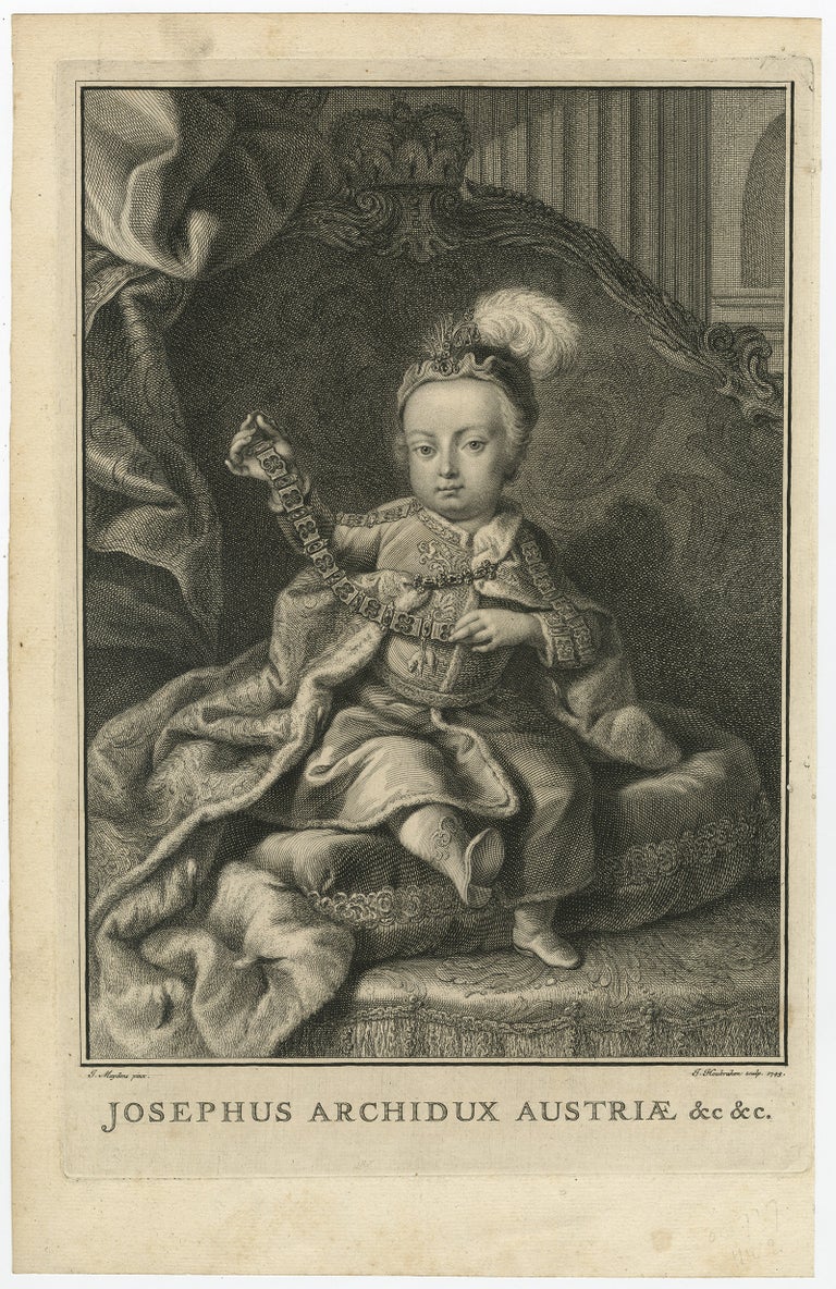 Holy Roman Emperor Joseph I, Ruler of the Austrian Habsburg Monarchy ...
