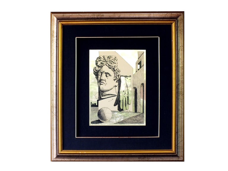 Homage to De Chirico Giorgio of 200 Piece in Years '80 by Dan Breus ...