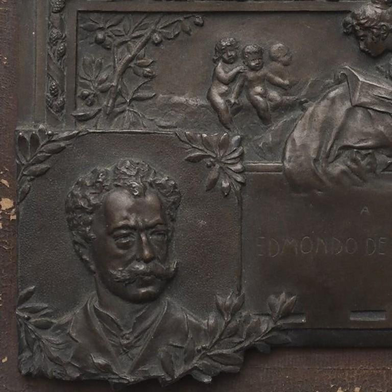 Homage to Edmondo De Amicis, Original Artwork by Massimo Picozzi, 1908 ...