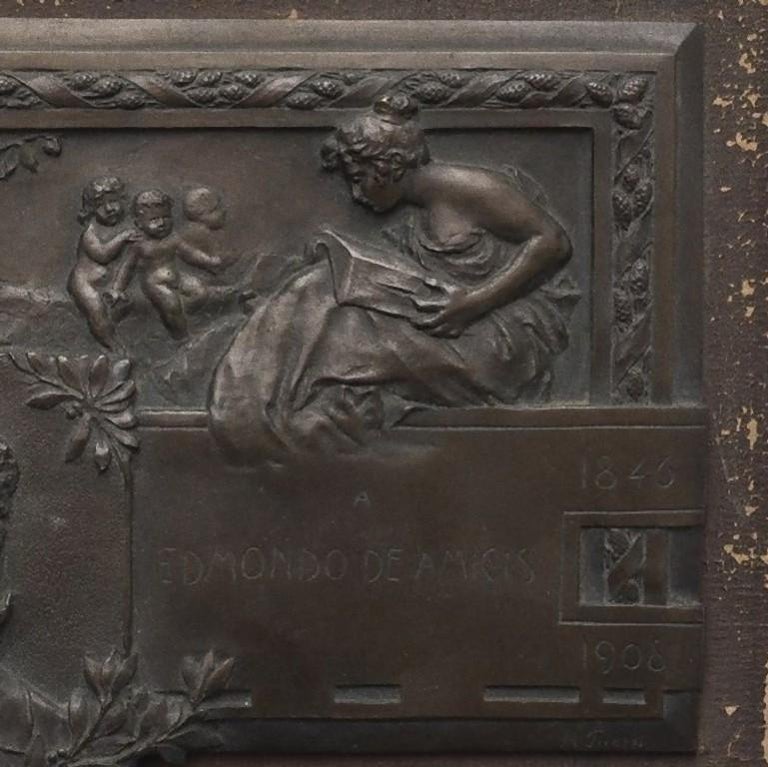 Homage to Edmondo De Amicis, Original Artwork by Massimo Picozzi, 1908 ...